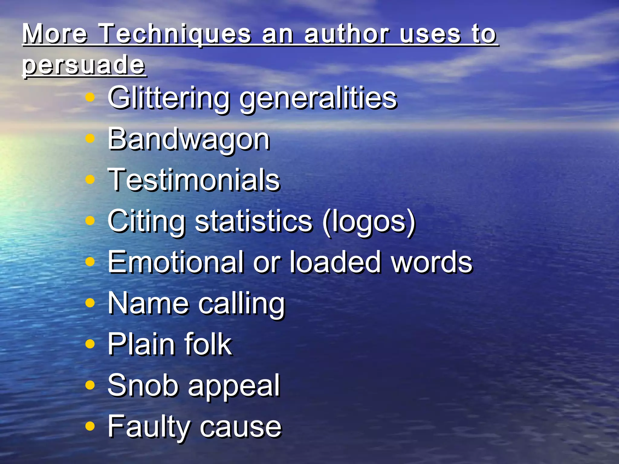 Rhetorical appeals | PPT