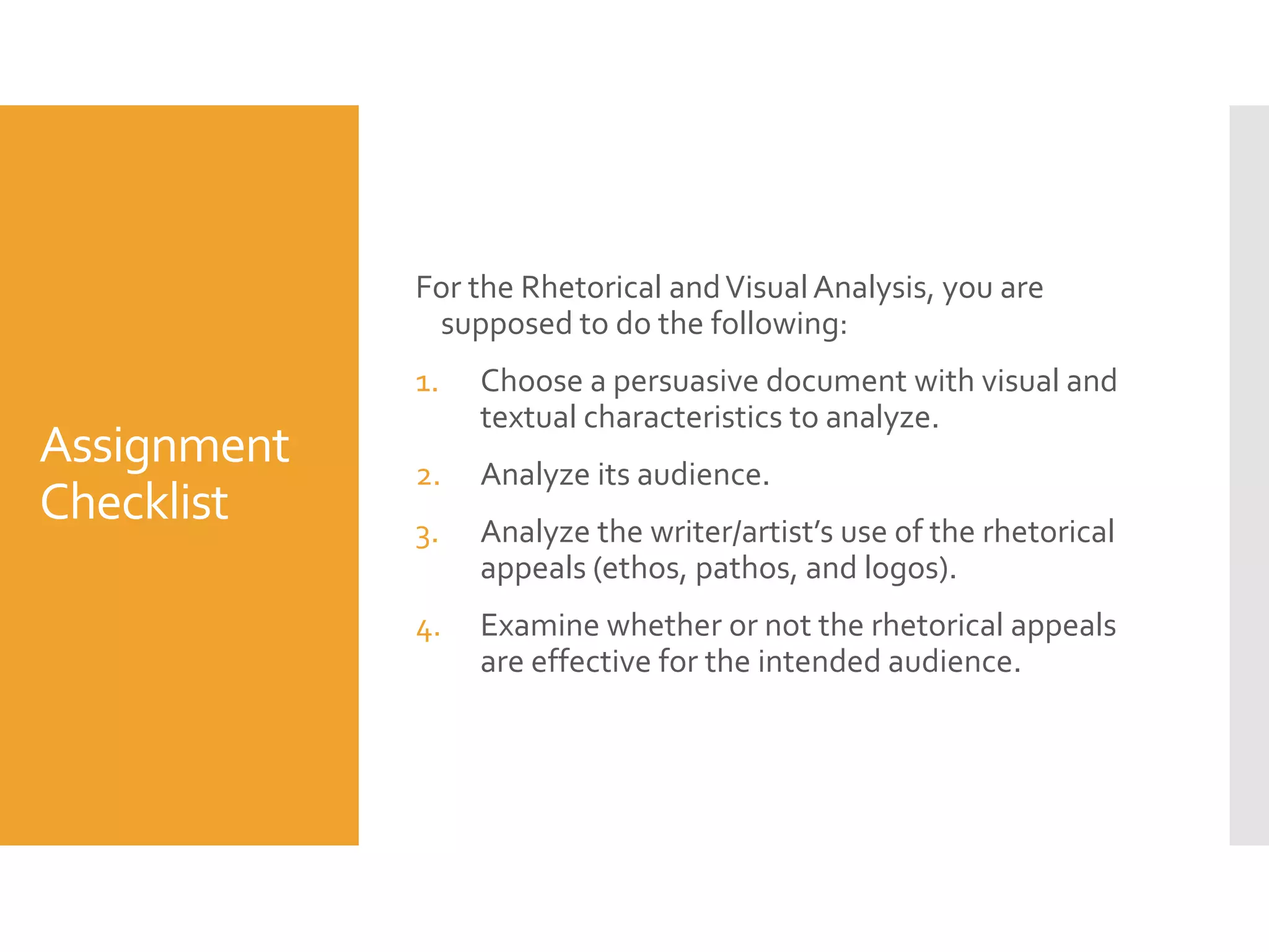 Rhetorical Appeals | PPTX