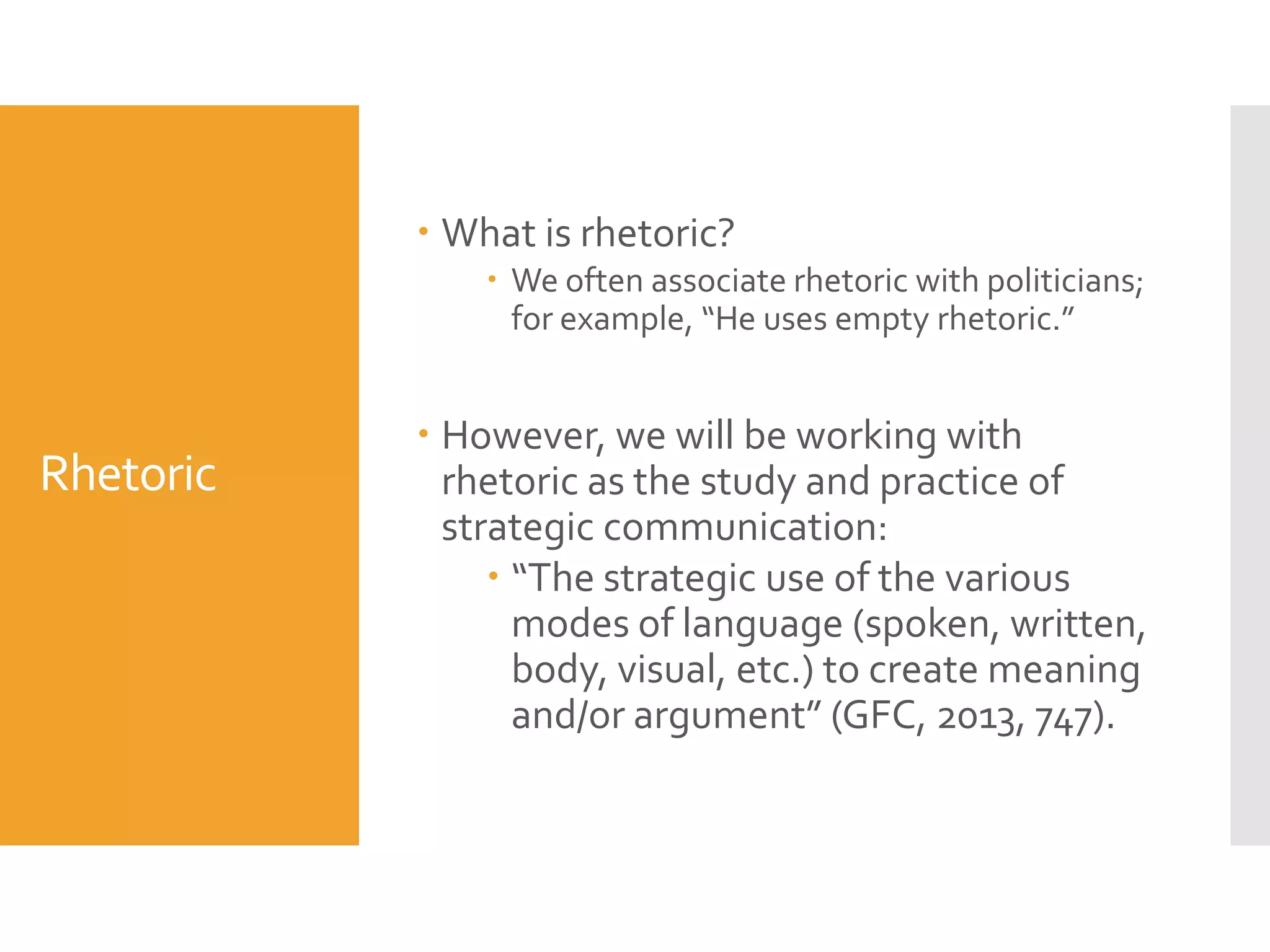 Rhetorical Appeals | PPTX