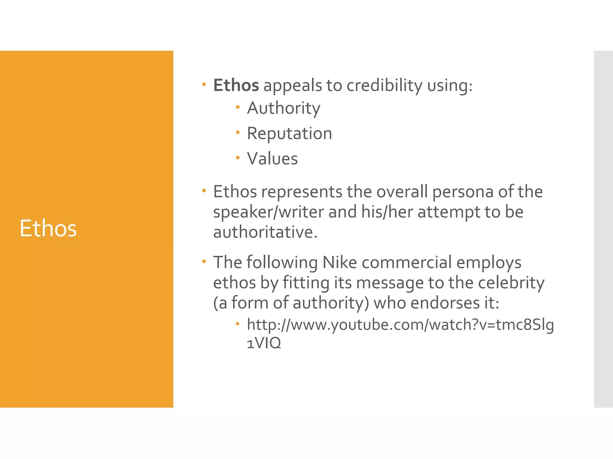 Rhetorical Appeals | PPTX