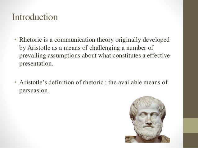 Rhetorical communication