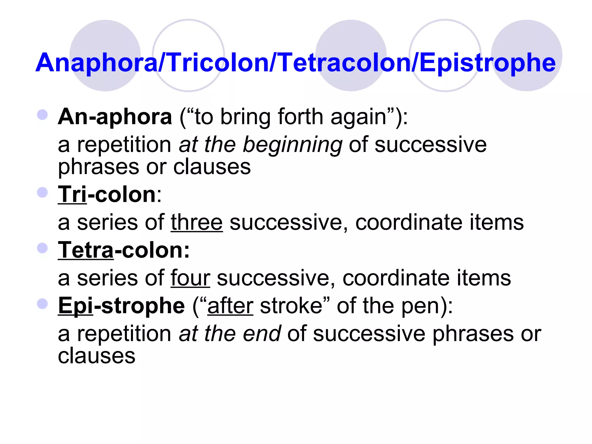 Rhetorical Devices | PPT