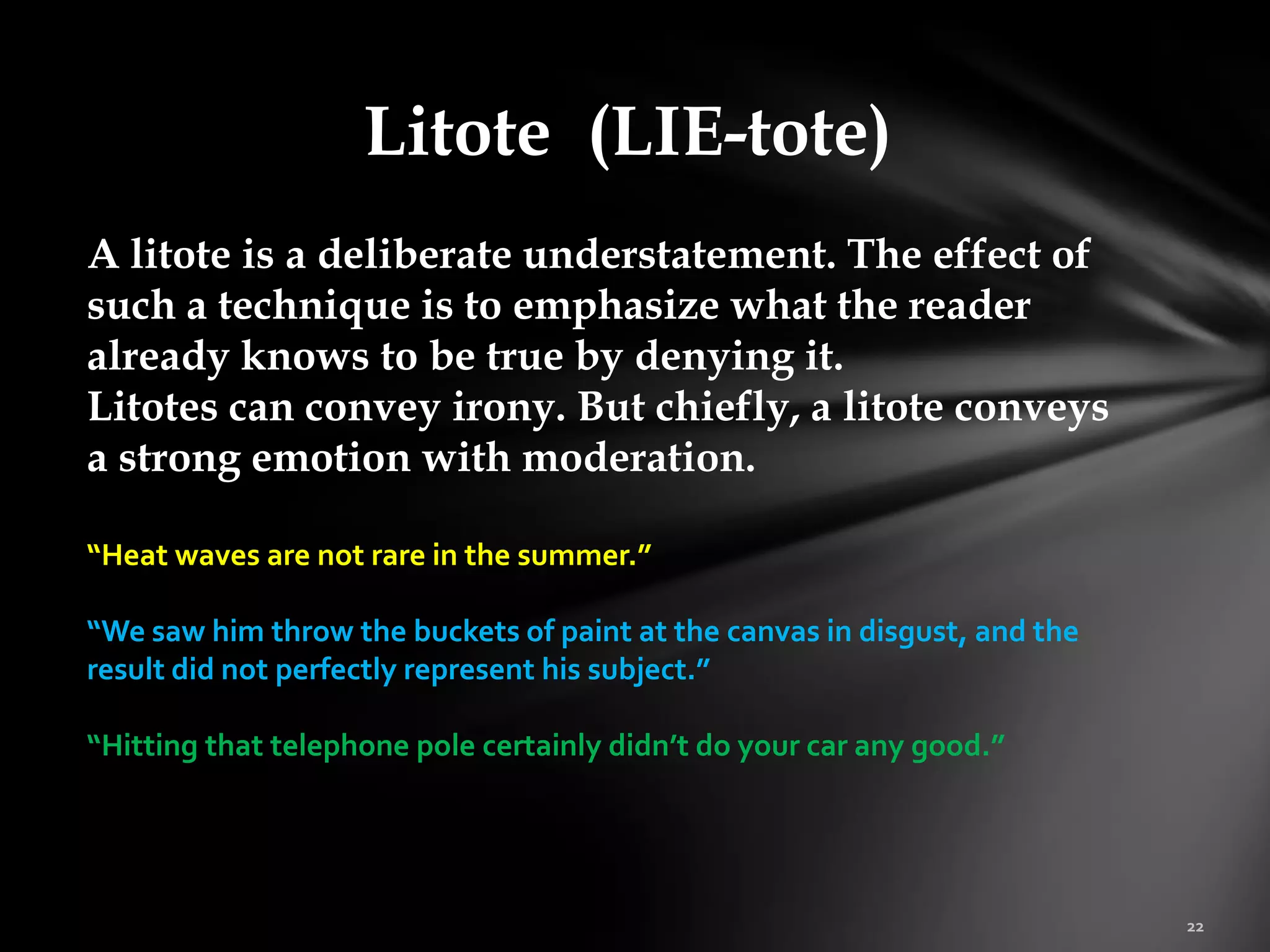 Background, Examples, and Effects of Fifteen Rhetorical Techniques | PPTX