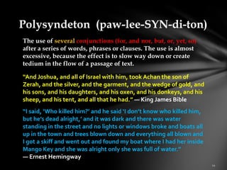 Background, Examples, and Effects of Fifteen Rhetorical Techniques | PPT