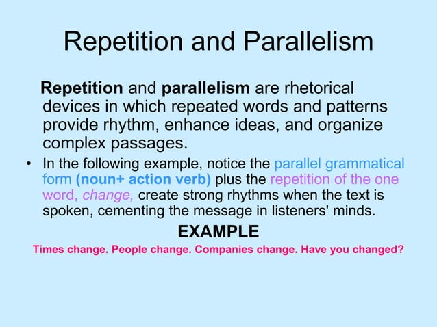 Rhetorical devices | PPT