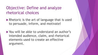 Rhetorical Devices | PPTX