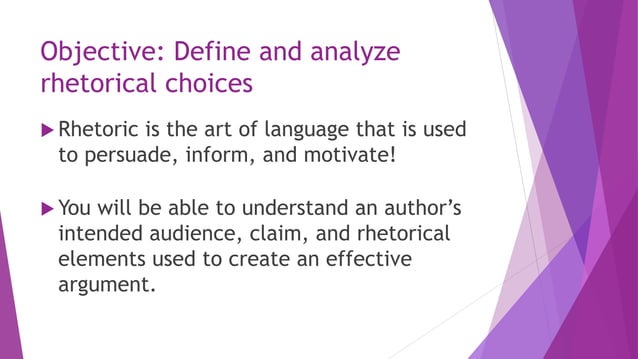 Rhetorical Devices | PPT
