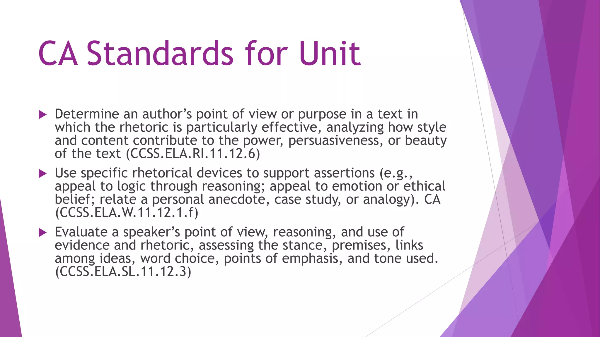 Rhetorical Devices | PPTX