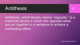 Rhetorical devices 2020 | PPT