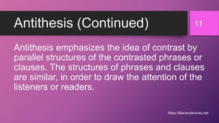 Rhetorical devices 2020 | PPTX