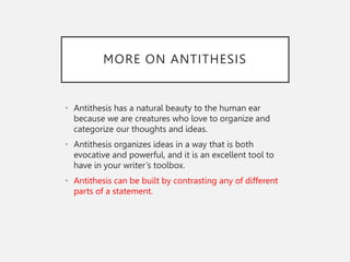 Rhetorical Devices Antithesis.ppt