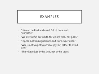 Rhetorical Devices Antithesis.ppt