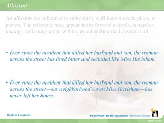 Rhetorical Devices (Part 1) | PPT