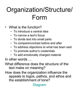 Rhetorical framework | PPT