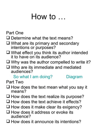 Rhetorical framework | PPT