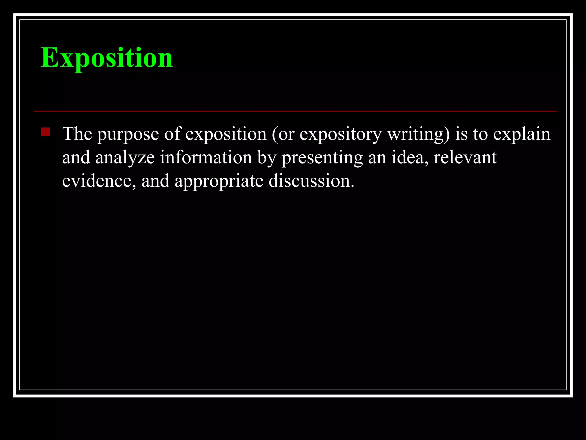 Rhetorical Modes | PPT