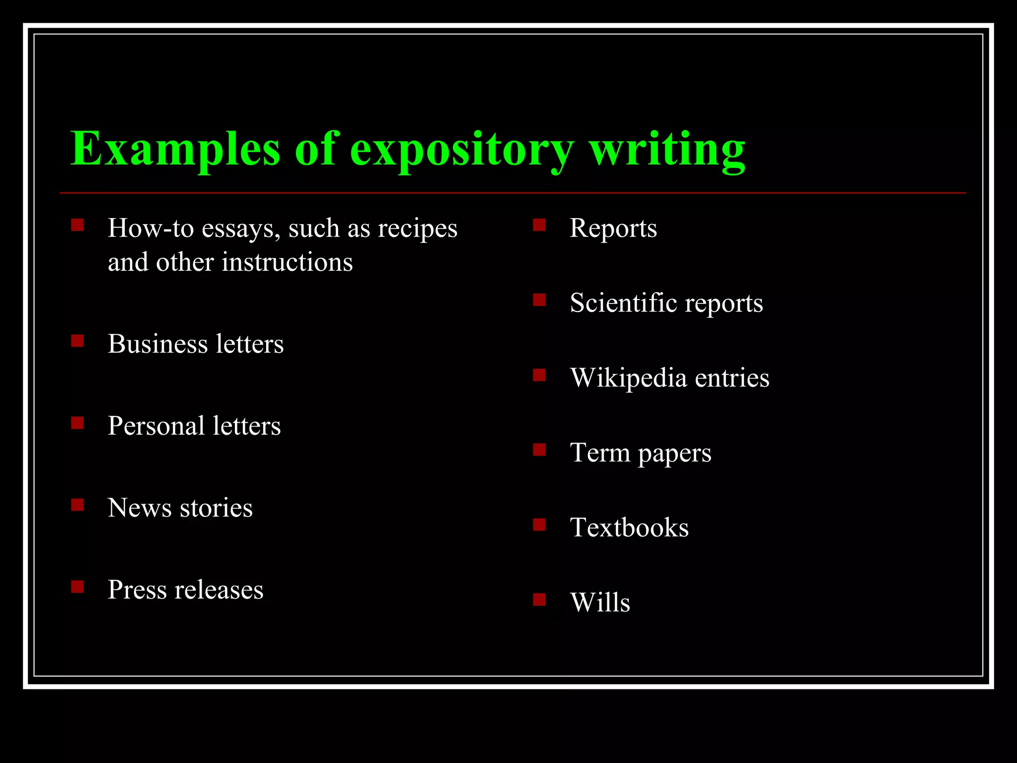 Rhetorical Modes | PPT