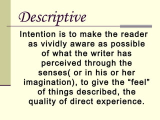 Rhetorical Modes | PPT