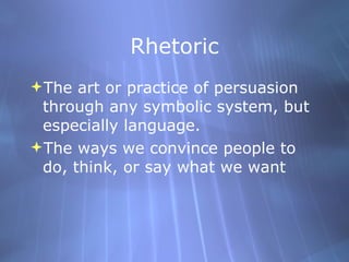 Rhetorical Modes Presentation | PPT