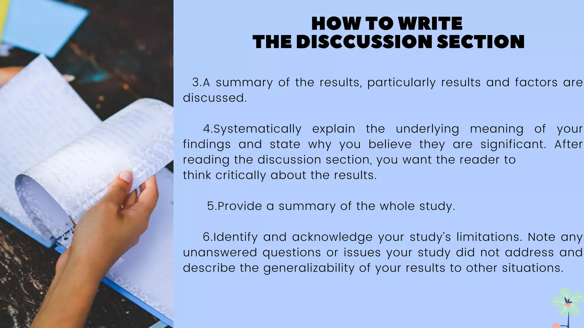 How To Write The Discussion Section In Research Article Pdf Science