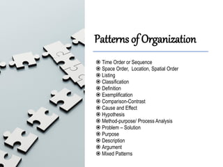 Rhetorical patterns | PDF