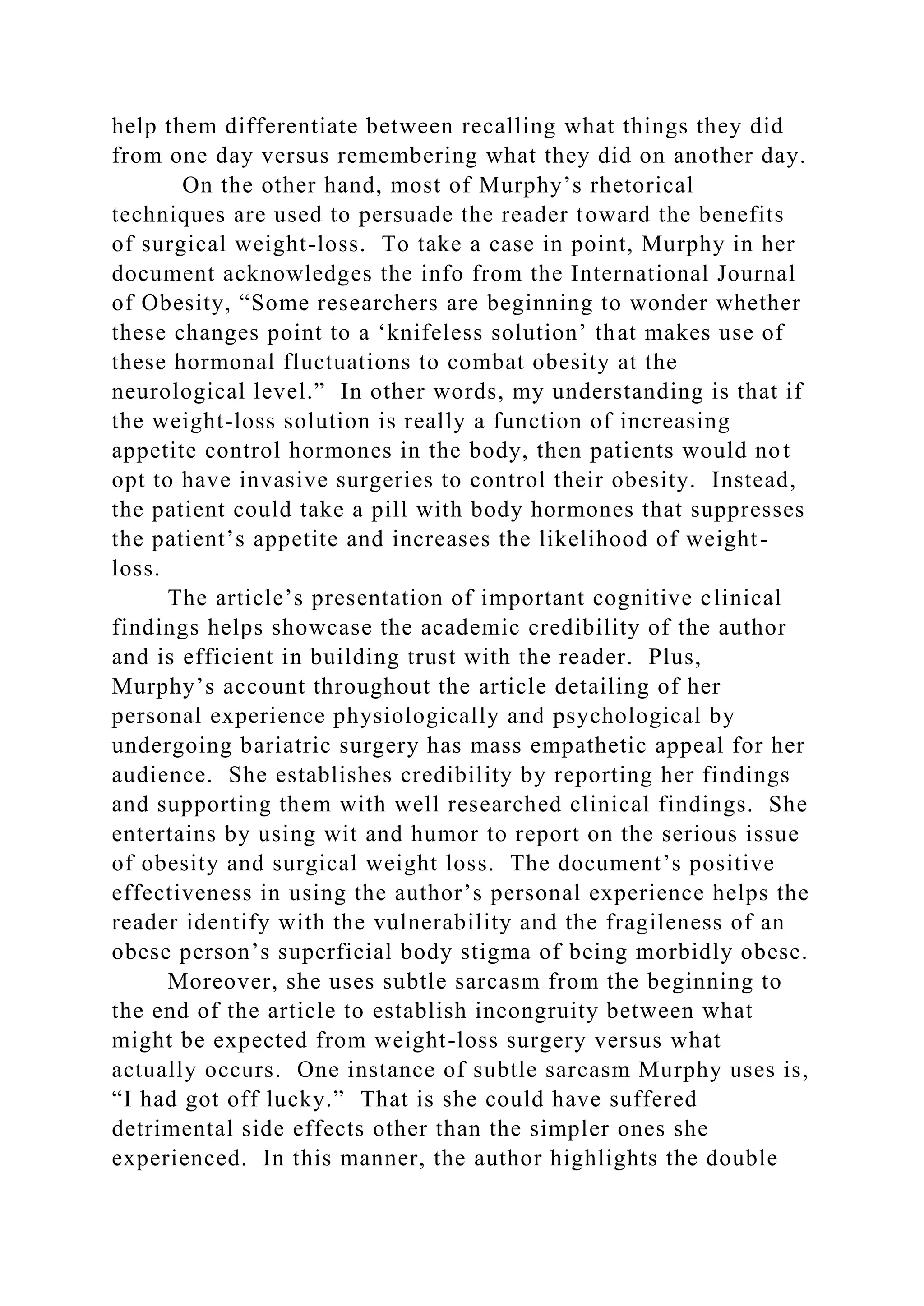 Rhetorical Précis Method of SummaryHow to write a rhetorical pré.docx