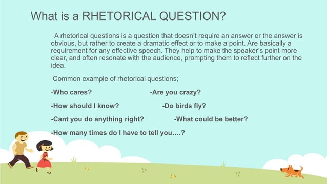 RHETORICAL QUESTION.pptx | Education