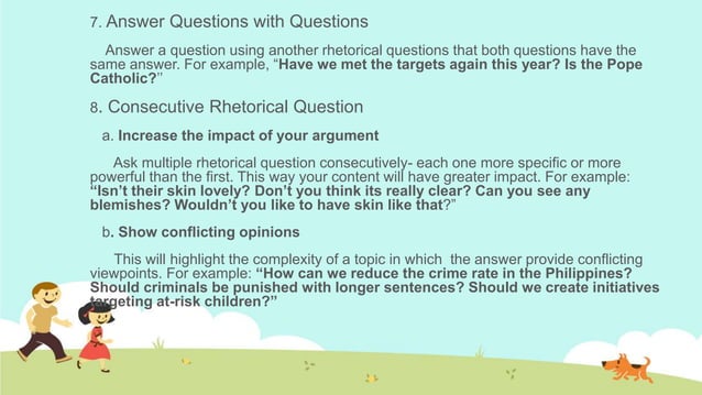 RHETORICAL QUESTION.pptx | Education