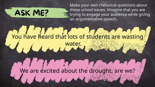 rhetorical question grade 10 students 2nd quarter | PPT