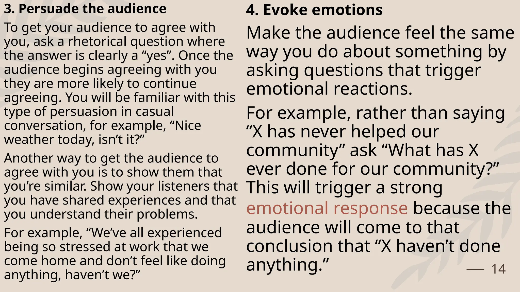 RHETORICAL QUESTIONS HOW TO USE RHETORICAL QUESTION IN A SPEECH | PPTX
