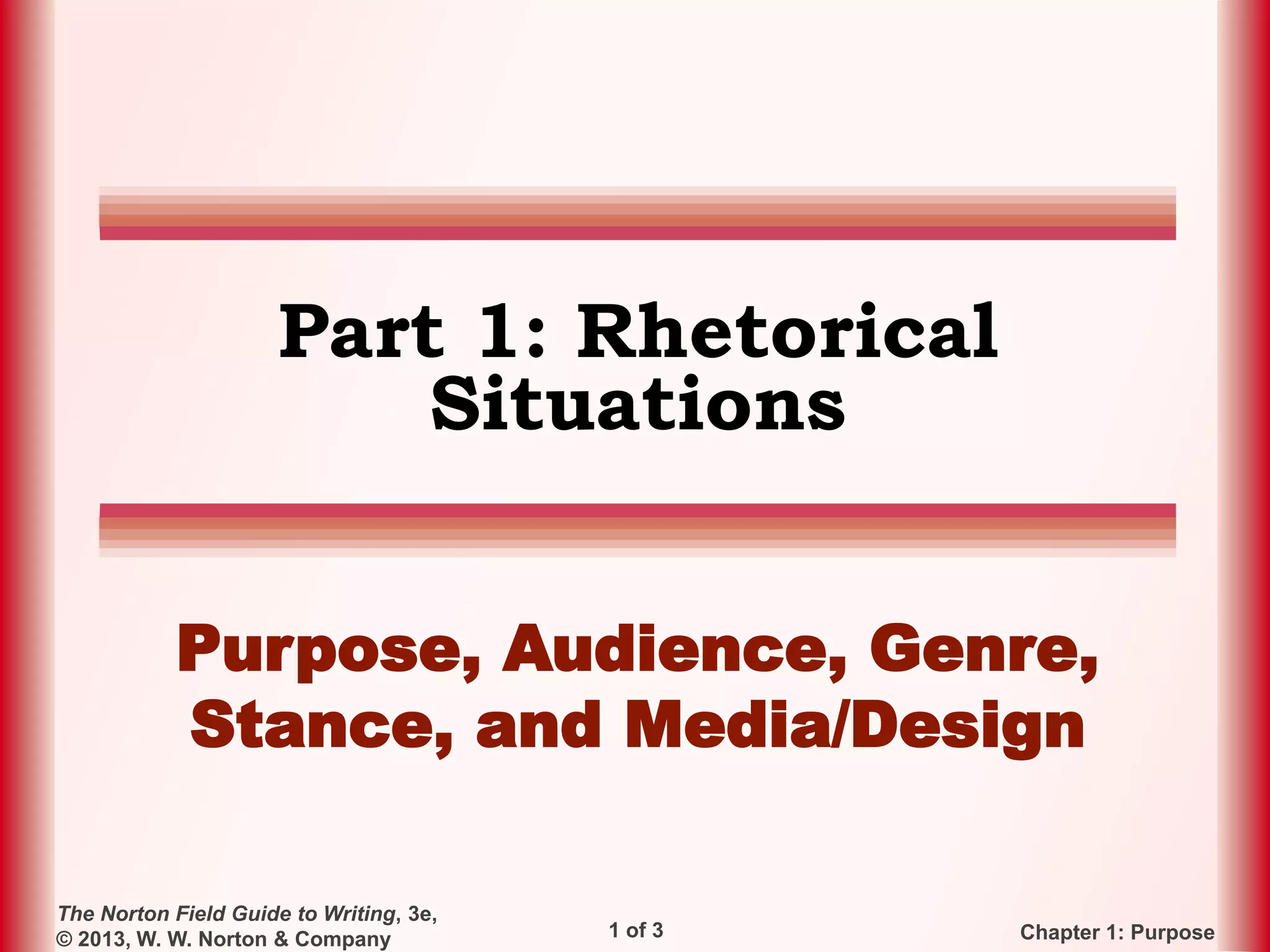 Rhetorical situations | PPTX
