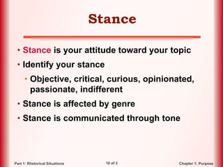 Rhetorical situations | PPTX