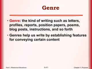 Rhetorical situations | PPTX