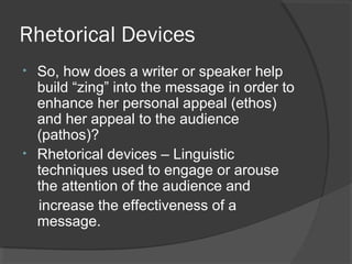 Rhetorical writing and modes of argumentation | PPT