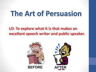 Rhetoric and persuasion introduction | PPTX