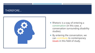 Rhetorician Spotlight: Jay Dolmage | PPTX
