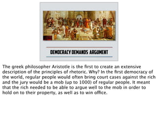 Rhetoric intro with notes | PPT