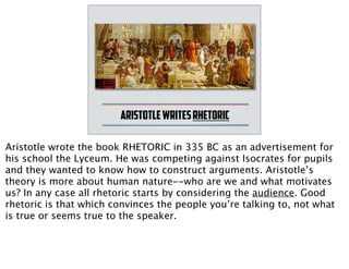 Rhetoric intro with notes | PPT