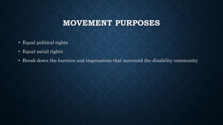 Rhetoric of the disability rights movement | PPT