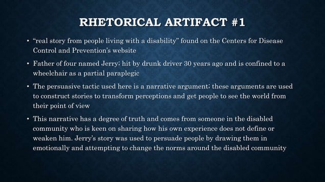 Rhetoric of the disability rights movement | PPT