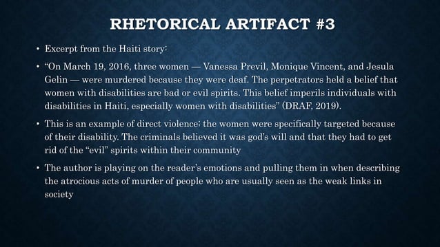 Rhetoric of the disability rights movement | PPT