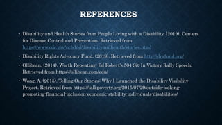 Rhetoric of the disability rights movement | PPT
