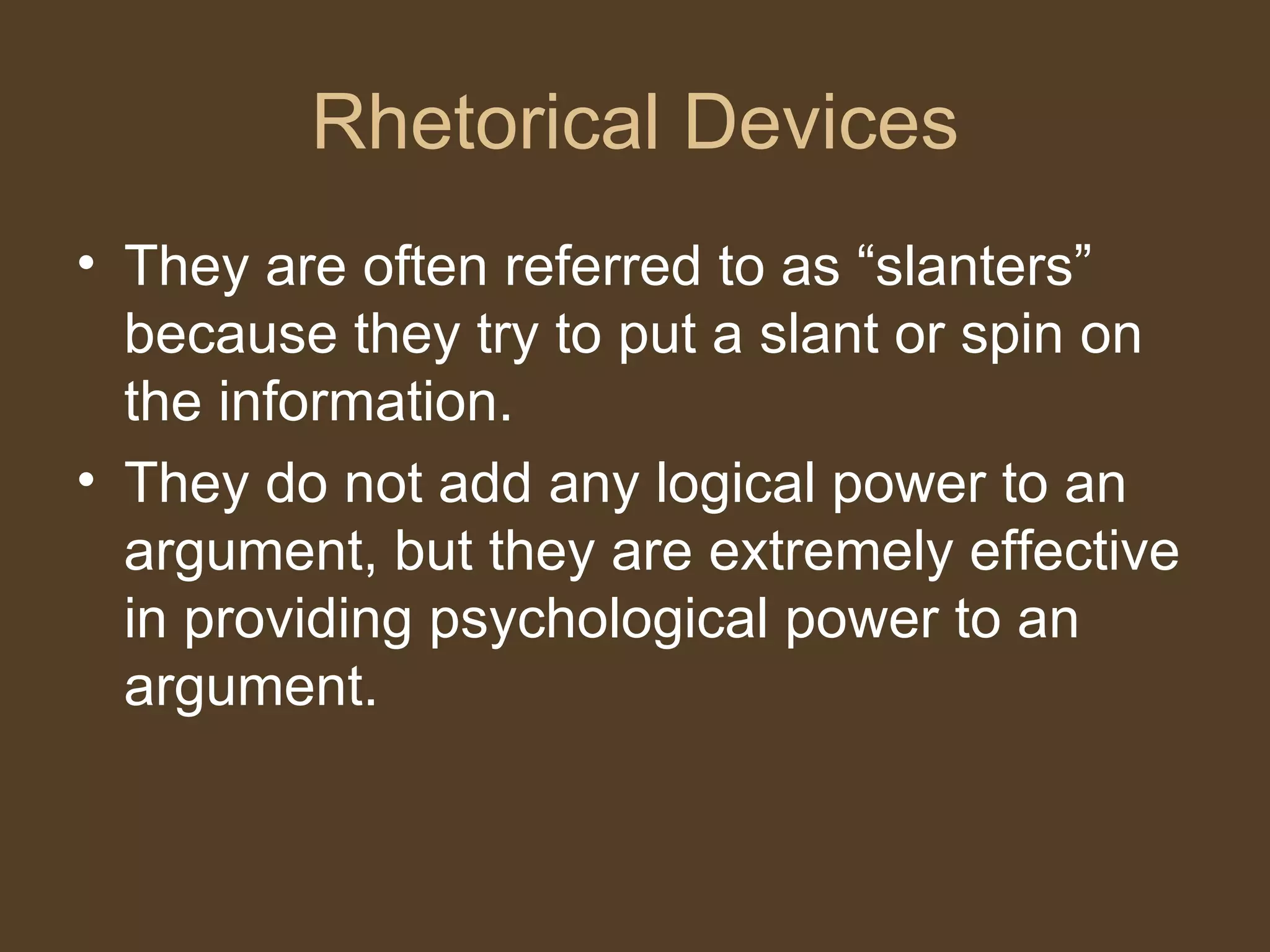 Rhetoric powerpoint | PPT
