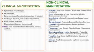 Rheumatic arthritis ppt niha | PPTX