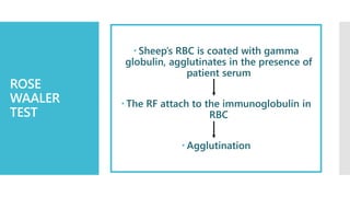 Rheumatic arthritis-Investigations | PPTX