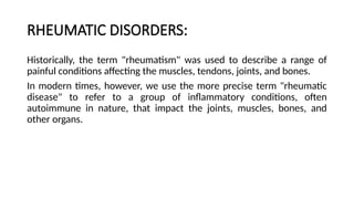 Rheumatic Disorders (Systemic Lupus Erythematosus (SLE) with ...