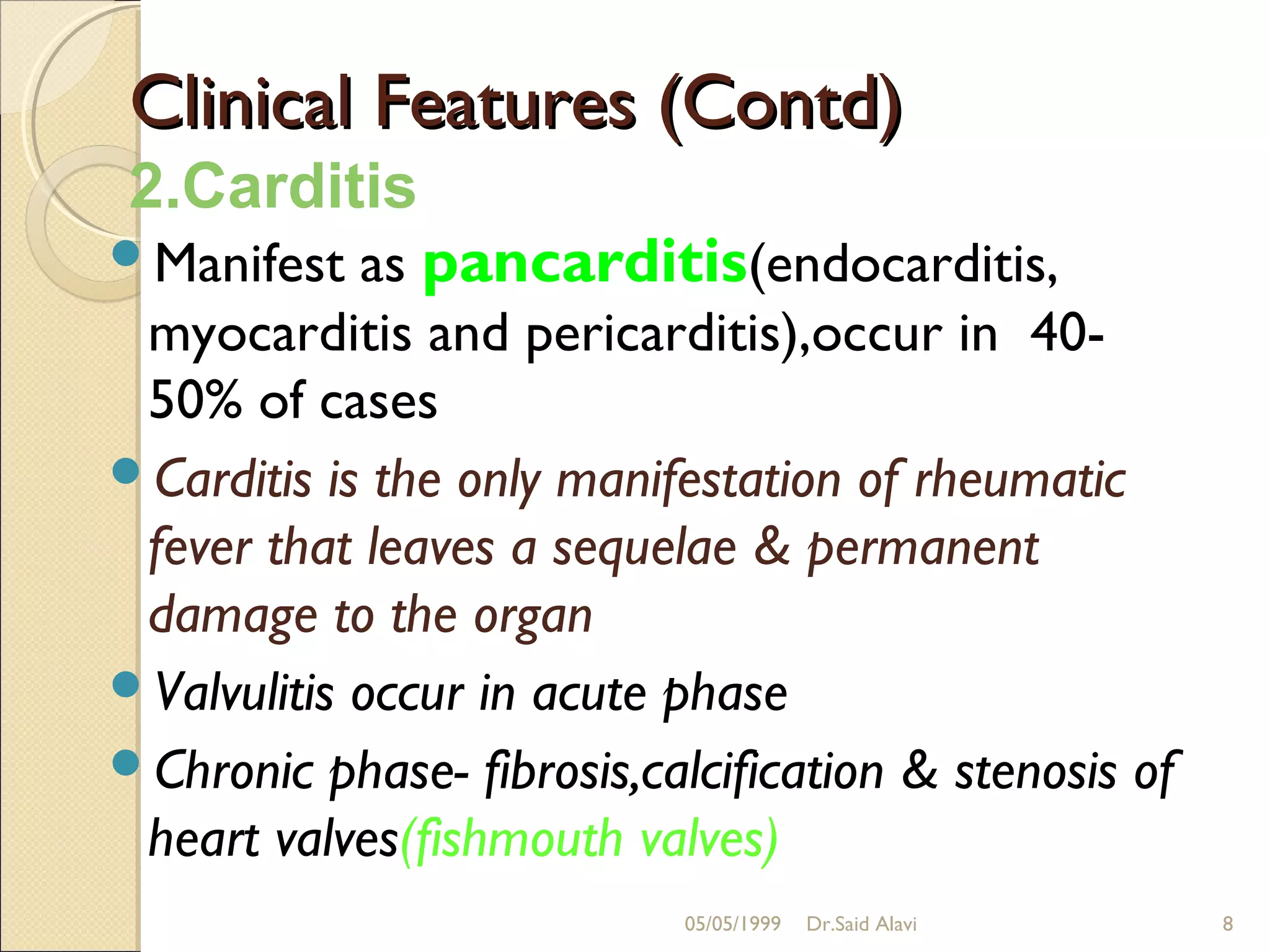 Rheumatic fever | PPT