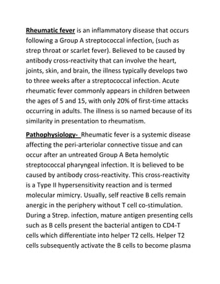 Rheumatic fever | DOC