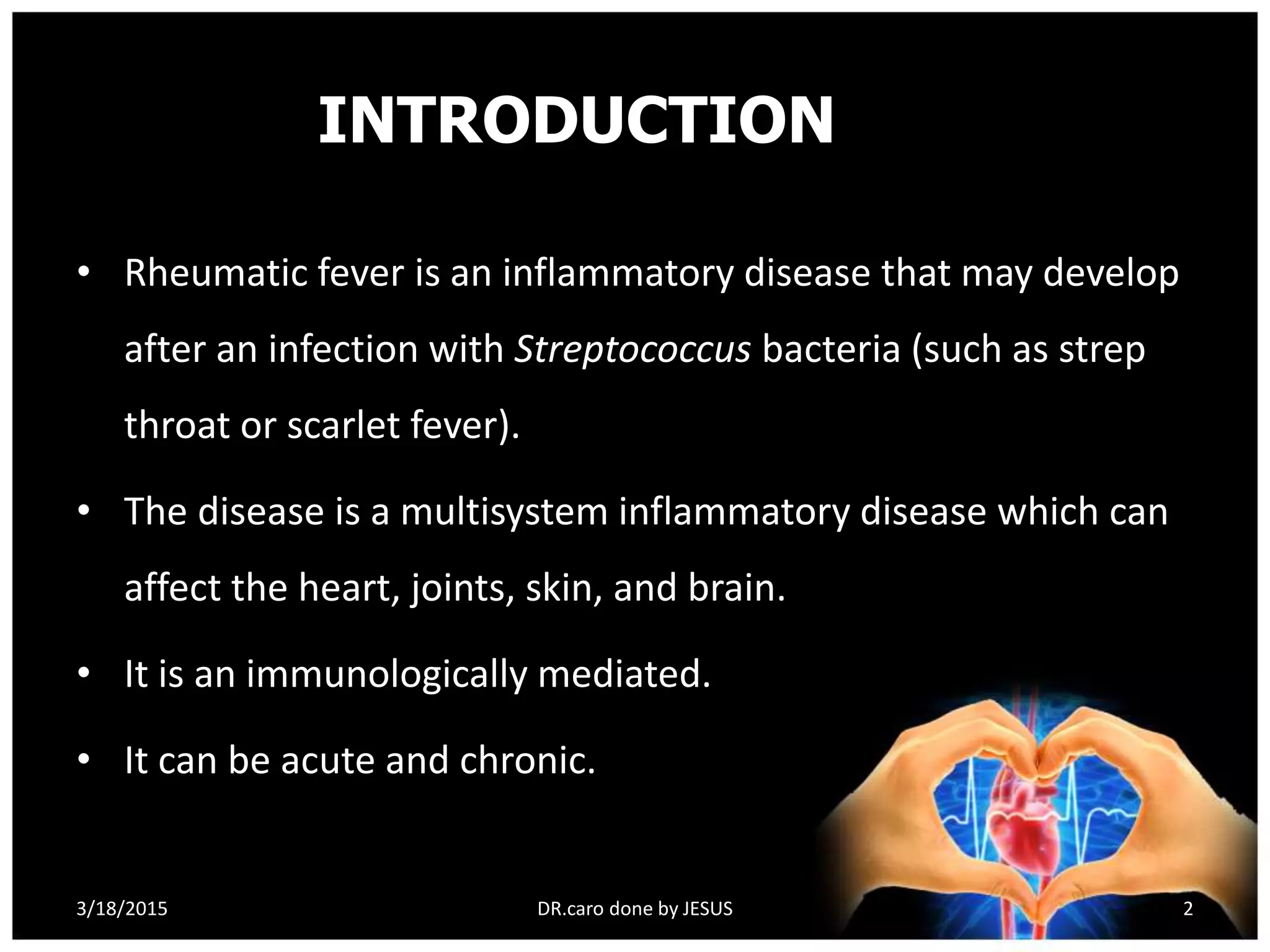 Rheumatic fever | PPTX