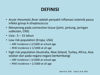 Rheumatic fever indonesia | PPTX